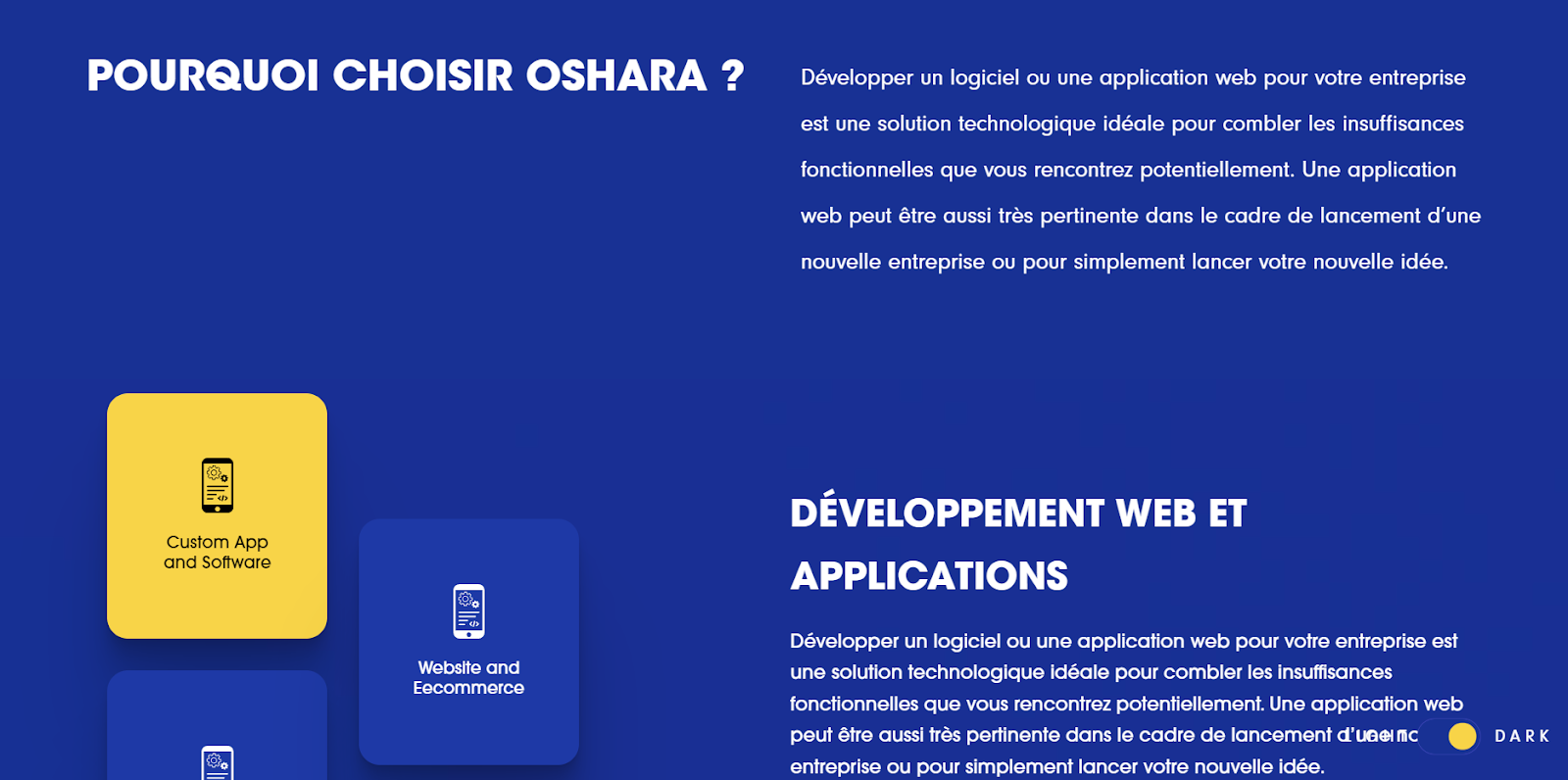 Qu'est-ce que le développement web ? – Oshara