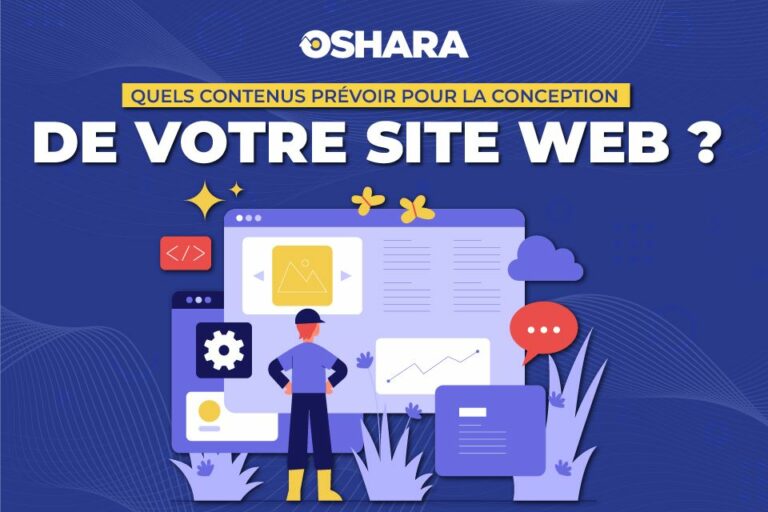 Conception de site web : 09 contenus prévoir – Oshara